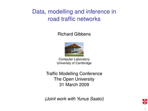 Pdf Data Modelling And Inference In Road Traffic Networks