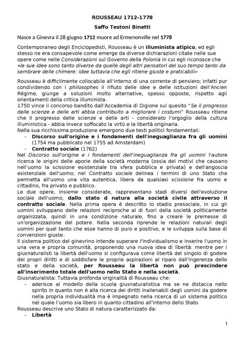 Domande Su Concetti Fondamentali Sintesi Del Corso Di Elementi Di