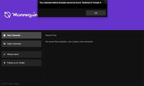 Bug Reports Mannequin Character Generator Community Itch Io