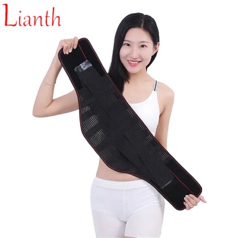 Breathable Self Heating Back Brace Bandage Steel Plate Brace Belt