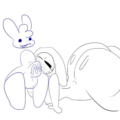Rule 34 Blue Bubblegum Bunny Blue Skin Bunny Girl Sucking Cock