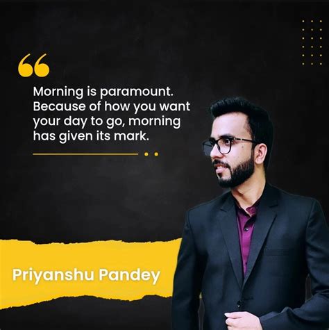 priyanshu pandey on linkedin morning post