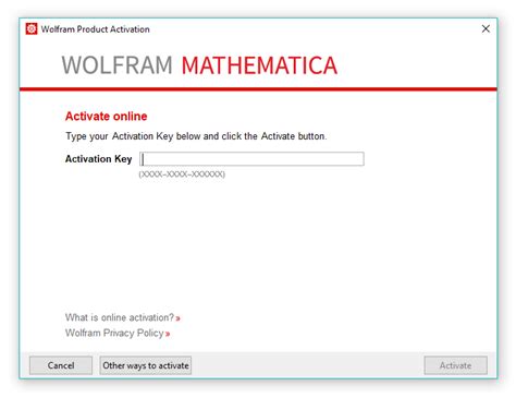 Wolfram Support Quick Answers How Do I Manually Activate Mathematica