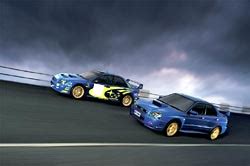 SUBARU IMPREZA WRX STI Petter Solberg 2004 ESSAI