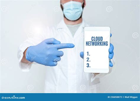 Handwriting Text Cloud Networking Business Approach Is Term Describing Access Of Networking