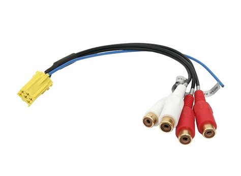 ZŁĄCZE MINI ISO ŻÓŁTY Adapter Aux out RCA Sklep Opinie Cena w Allegro