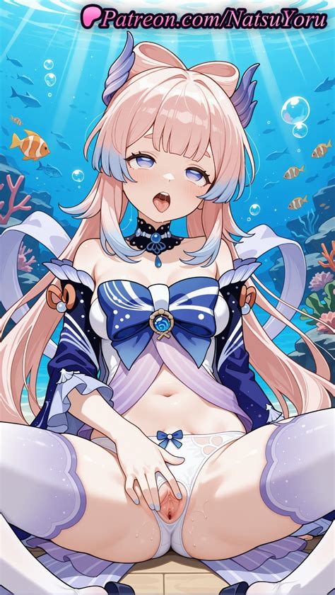 Genshin Impact Sangonomiya Kokomi 1girls Ahe Gao Ai Generated