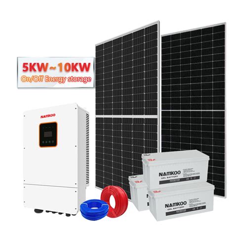 Hybrid Complete Solar Energy System 5kw Off Grid Solar Panel System