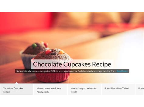 Sample Wordpress Post Slider With Horizontal Tabs Master Slider Plugin