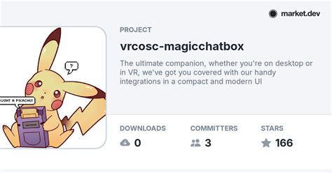 Vrcosc Magicchatbox Ecosystem Directory Market Dev