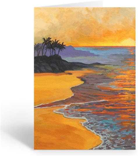 Set Of 10 Beach Note Card Set Ocean Shore Note Cards