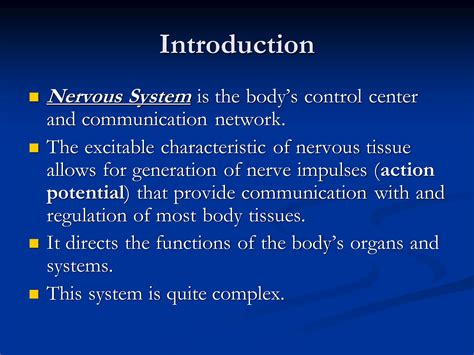 SOLUTION Nervous System Human Anatomy Physiology Studypool