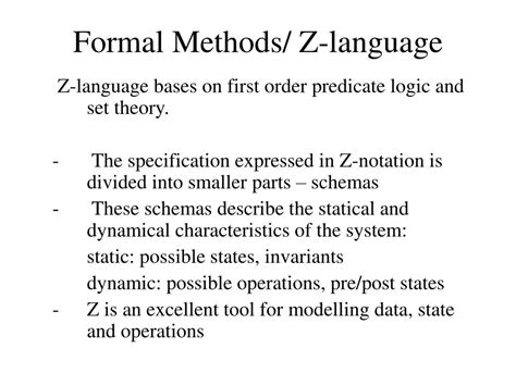 Ppt Safety Critical Systems 4 Formal Methods Modelling Powerpoint