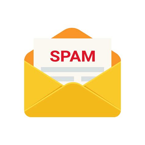 Spam Email Flat Design Art Vector 23544063 Vector Art At Vecteezy