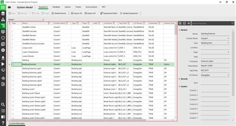 The Grid Editor Citect Studio