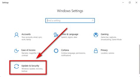 Open Settings Menu In Windows 10