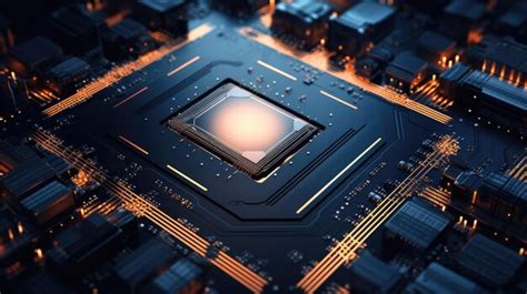 Premium Photo Computer Motherboard With Cpu Circuit Board System Chip