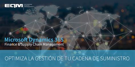 Optimiza la gestión de la cadena de suministro con EQM