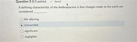 Solved Question Points Saveda Defining Chegg