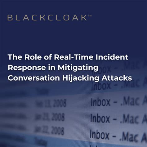 How To Mitigate Conversation Hijacking Attacks Blackcloak