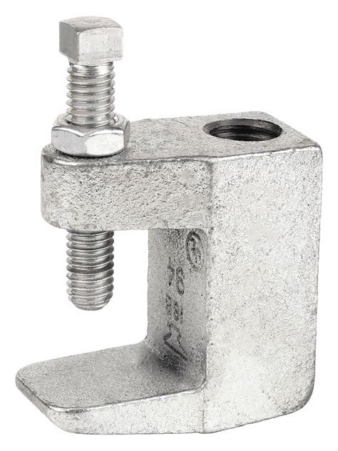 Zinc Plated Ductile Iron 1 200 Lb Load Capacity Wide Throat Top Beam