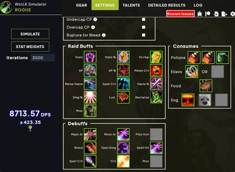 Rogue Bleed Bug On Assassination Issue 1624 Wowsims Wotlk GitHub