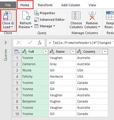 Import Data From Text Using Power Query Or Get Transform MyExcelOnline