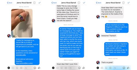 Ecu Alum Reunited With Class Ring 13 Years After It Went Missing News