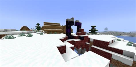 6731607238771959932 Зимняя деревня в горах Сид Minecraft