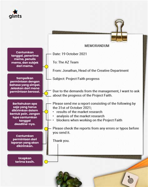 8 Cara Mudah Membuat Memo Dan Contohnya Glints TapLoker Blog
