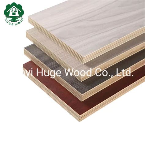 3mm 12mm 15mm 16mm 18mm wood grain laminated faced melamine plywood