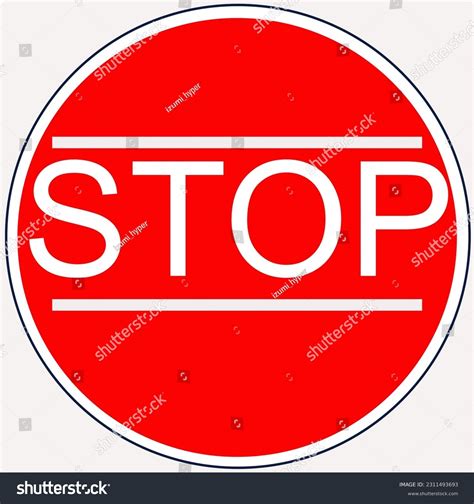 Understanding Traffic Signs Road Markings Stock Vector Royalty Free