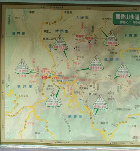 新北五股觀音山林梢步道穿梭在樹林間的空中步道~