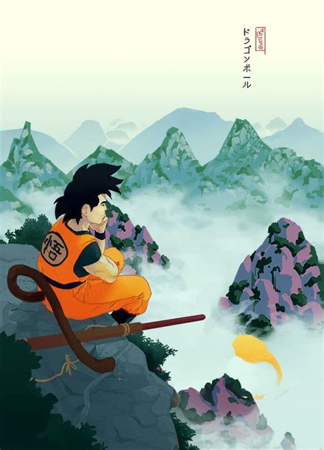 Son Goku Anime Painting Dragon Ball Z