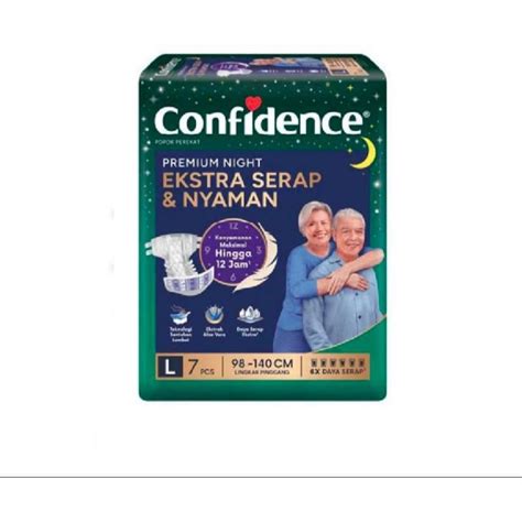 Jual Sale Ready Popok Confidence Dewasa Orang Tua Premium Night M8 L7