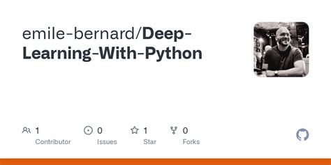 github emile bernard deep learning with python