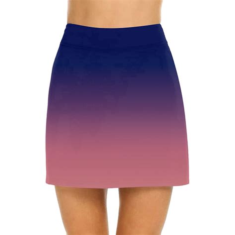 Gzwyht Skirts For Womentennis Skirt Womens Casual Solid Tennis Skirt