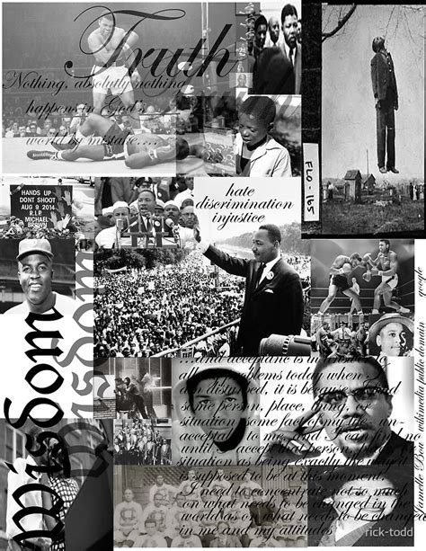 Black History Collage By Rick Todd Redbubble