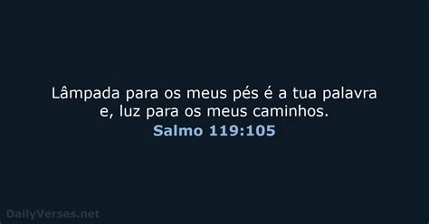 27 de julho de 2024 Versículo da Bíblia do dia ARA Salmo 119 105