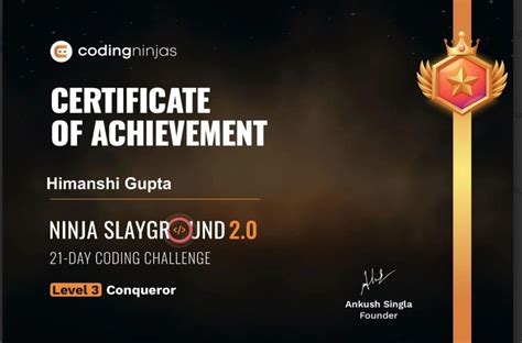 himanshi gupta on linkedin codingninja ninja slayground