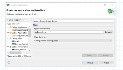 debugging iway flows using iit s step debugger iway service manager