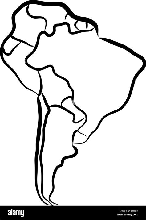 Cómo Dibujar Mapa De Sudamérica Dibuja Y Colorea El Mapa