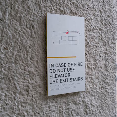 Egress Map ADA Signs Manhattan Sign Shop