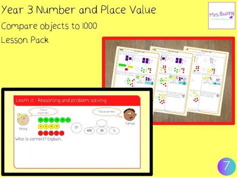 Compare Objects To 1000 Lesson Pack Year 3 Number And Place Value