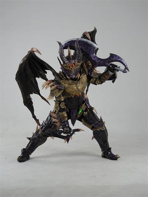 Monster Hunter World Armor Fatalis Beta Costume Cosplay Etsy