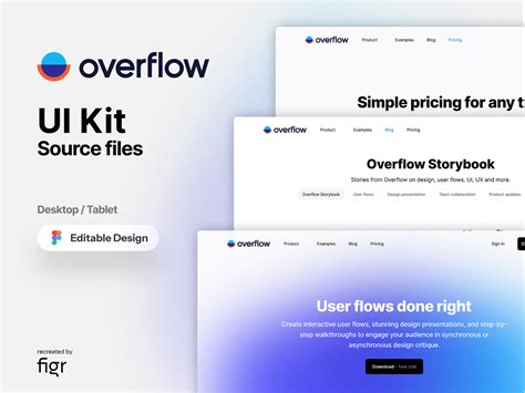 Make Overflow Ui Your Own By Figr Design On Dribbble