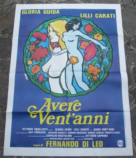 Manifesto 2f Film Avere Ventanni Gloria Guida Lilli Carati Fernando Di