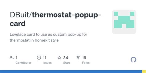 Github Dbuitthermostat Popup Card Lovelace Card To Use As Custom