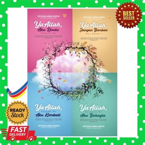 Combo Set Kembara Menuju Allah Ustazah Asma Harun Buku Agama Tasawuf Pts Publication