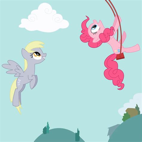 Derpy Hooves And Pinkie Pie Drawn By Adcoon Bronibooru